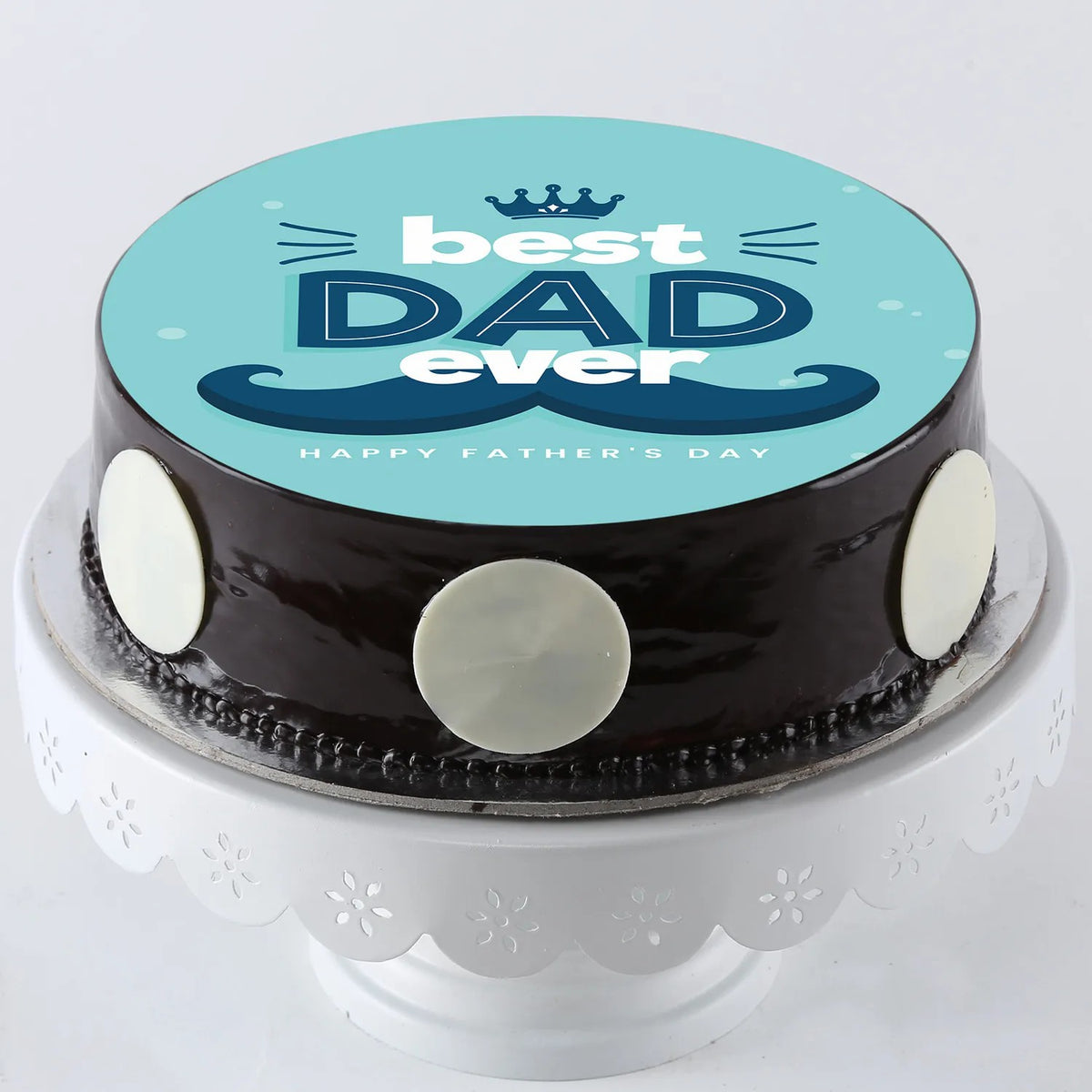 Best Dad Chocolate Photo Cake - 1 Kg – Surprise Habesha